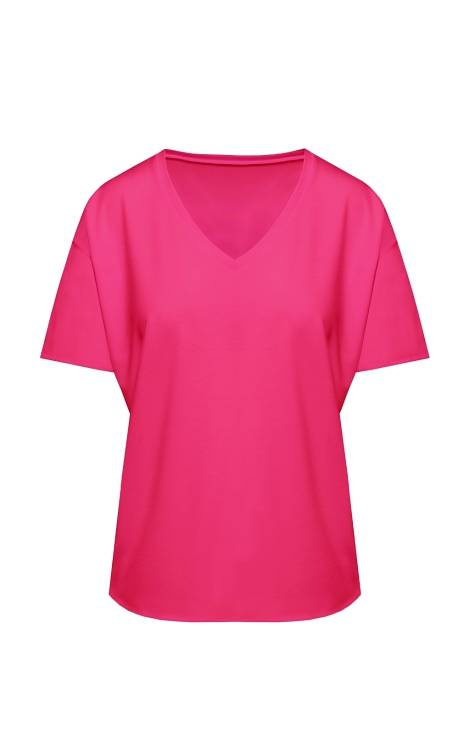 Patty Bluzka z krótkim rękawem Babell - fuksja (96529) - Szykownamama.pl
